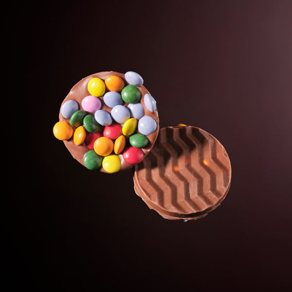 Milk Chocolate Dots Florentine – DARK SUGARS COCOA HOUSE